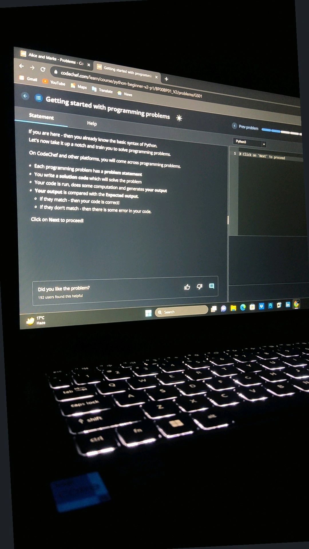 Nikhil Garg on LinkedIn: #python #codechef #codingskills #alwayslearning Nikhil Garg on LinkedIn: #python #codechef #codingskills #alwayslearning
