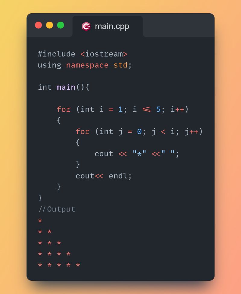 aryan raj on LinkedIn: #pattern #c #codehelp #programmer # ... aryan raj on LinkedIn: #pattern #c #codehelp #programmer # ...