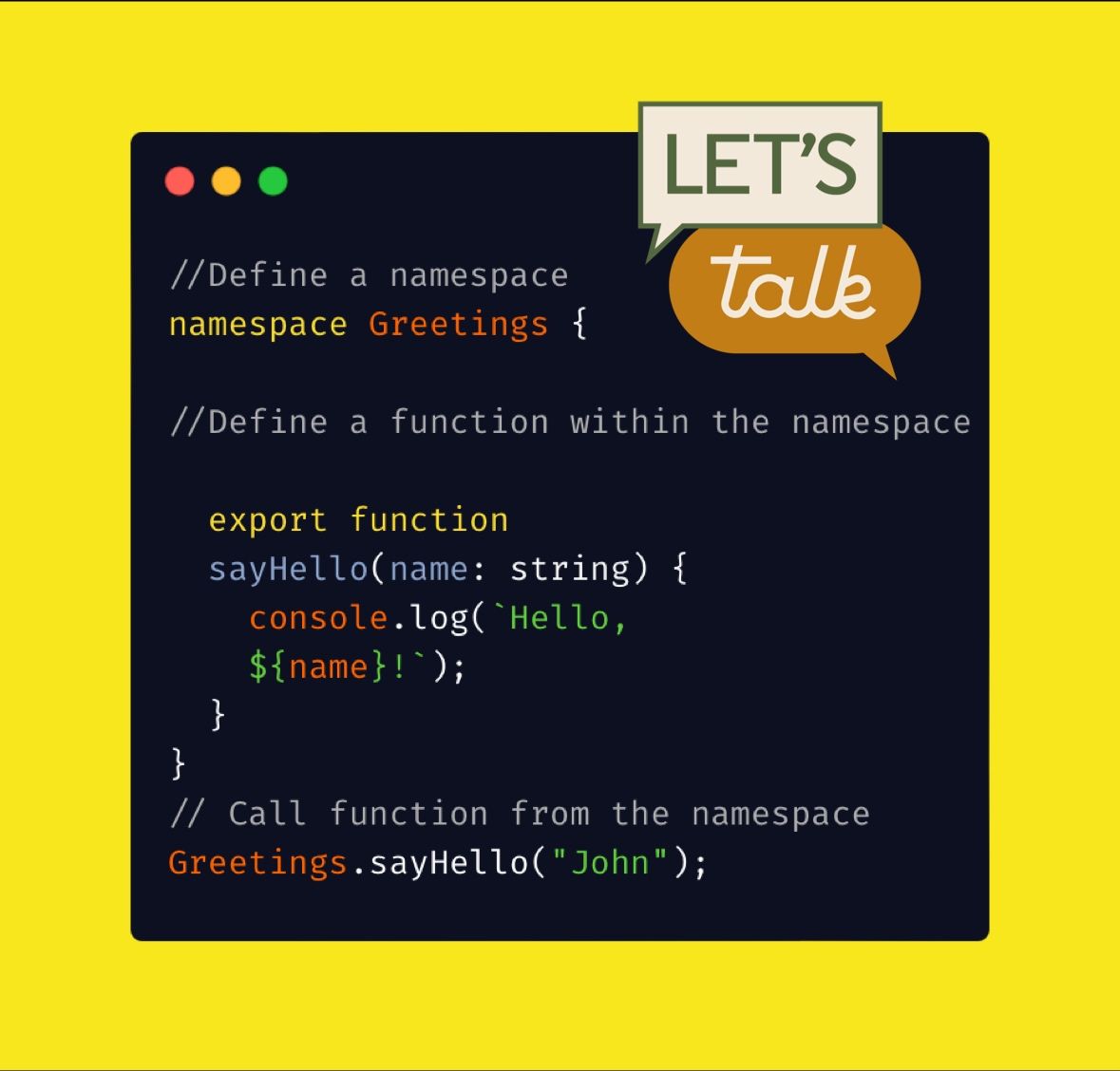 Can Berk O. on LinkedIn: #typescript #namespaces #developerinsights # ... Can Berk O. on LinkedIn: #typescript #namespaces #developerinsights # ...