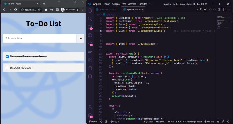 Michael Matheus on LinkedIn: #reactjs #todolist #todolistreact # ... Michael Matheus on LinkedIn: #reactjs #todolist #todolistreact # ...