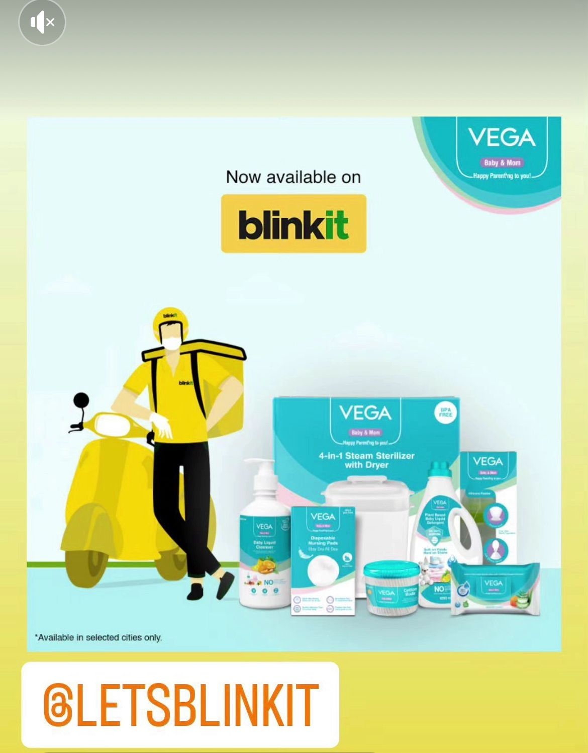 Parveen Tyagi on LinkedIn: #blinkit #vega #vegababy #happybaby #happymom Parveen Tyagi on LinkedIn: #blinkit #vega #vegababy #happybaby #happymom