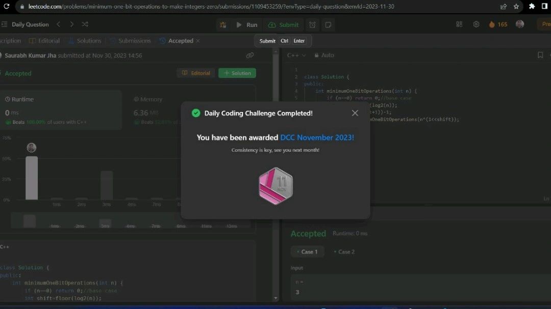 SAURABH KUMAR JHA on LinkedIn: #day165 #365daysofcode #leetcode #potd # ... SAURABH KUMAR JHA on LinkedIn: #day165 #365daysofcode #leetcode #potd # ...