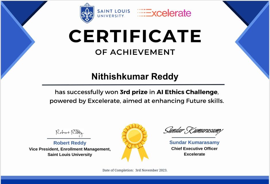 Nithish Kumar Reddy Muppudi on LinkedIn: #aiethics #ai #machinelearning ... Nithish Kumar Reddy Muppudi on LinkedIn: #aiethics #ai #machinelearning ...