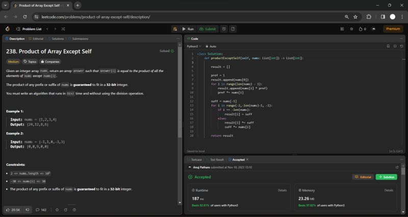 Anuj Pathare on LinkedIn: #codingchallenge #leetcode #pythonprogramming ... Anuj Pathare on LinkedIn: #codingchallenge #leetcode #pythonprogramming ...