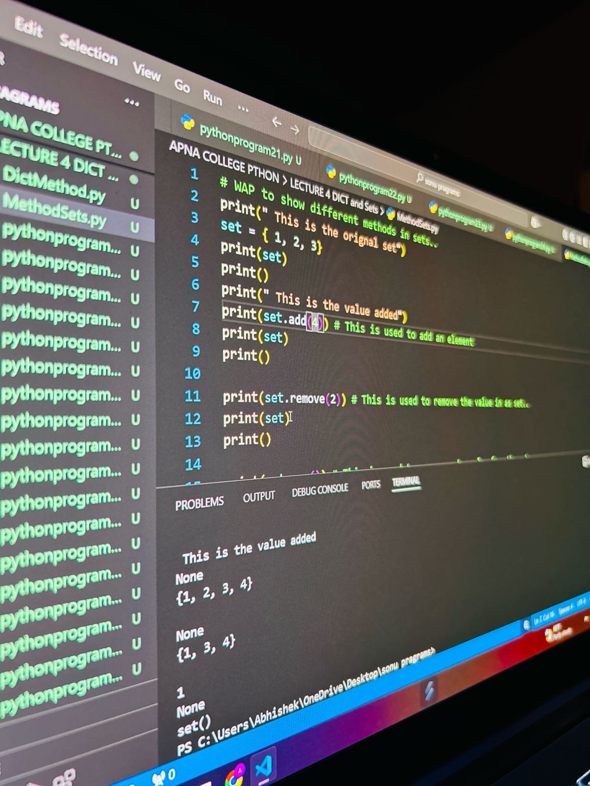 Abhishek kamble on LinkedIn: #30daysofcoding #python #codingjourney # ... Abhishek kamble on LinkedIn: #30daysofcoding #python #codingjourney # ...