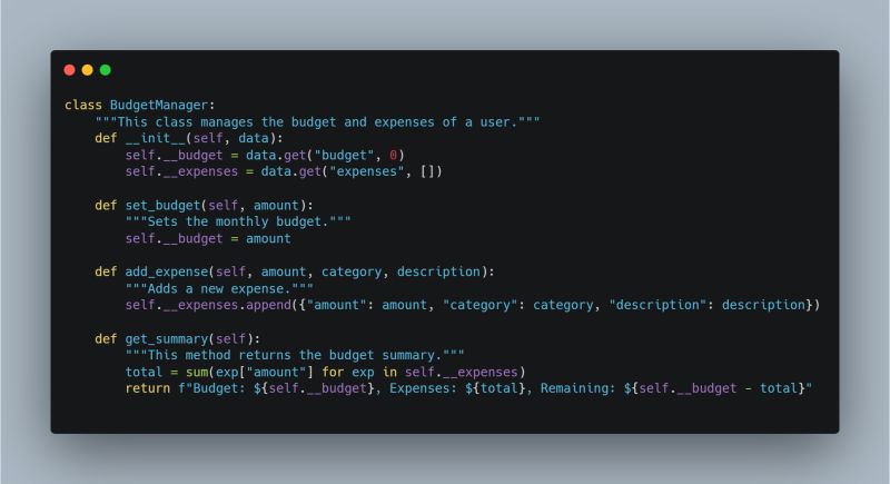 Hamna Qaseem on LinkedIn: #cleancode #python #encapsulation # ... Hamna Qaseem on LinkedIn: #cleancode #python #encapsulation # ...