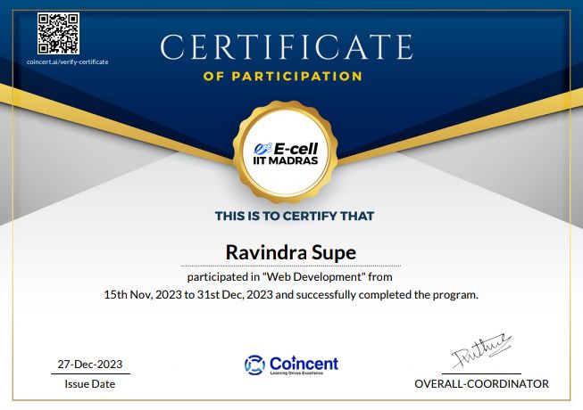 Ravindra Supe on LinkedIn: Hye connections!! I'm very excited to inform ... Ravindra Supe on LinkedIn: Hye connections!! I'm very excited to inform ...