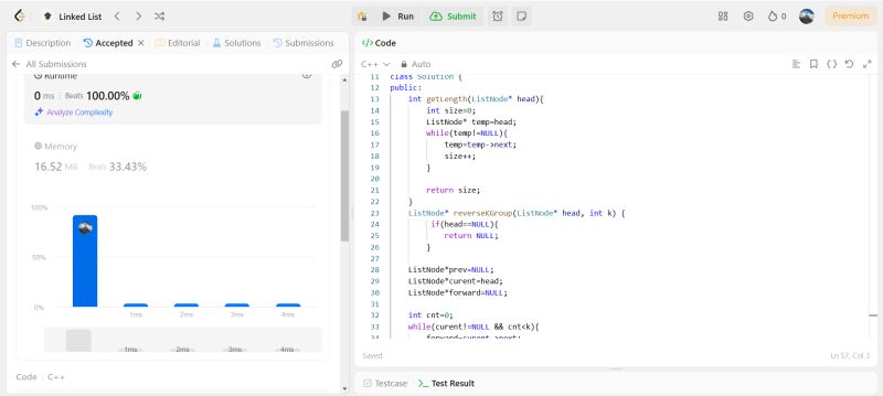 Ramzan Khan on LinkedIn: #leetcode #problem25 #linkedlists #recursion # ... Ramzan Khan on LinkedIn: #leetcode #problem25 #linkedlists #recursion # ...