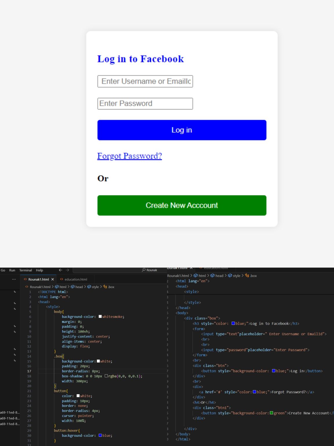 Rounak Sarkar on LinkedIn: #html #css #webdevelopment Rounak Sarkar on LinkedIn: #html #css #webdevelopment