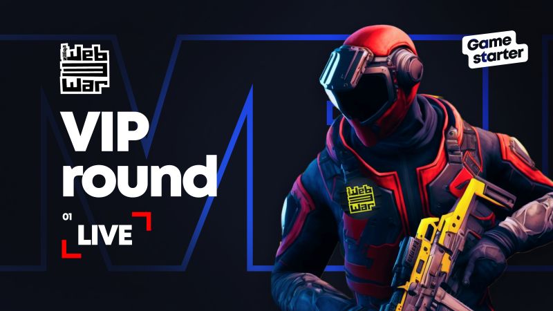 The Web3War VIP Round is Now LIVE 😱 🏆 VIP round details: 🔜 $GAME ... The Web3War VIP Round is Now LIVE 😱 🏆 VIP round details: 🔜 $GAME ...