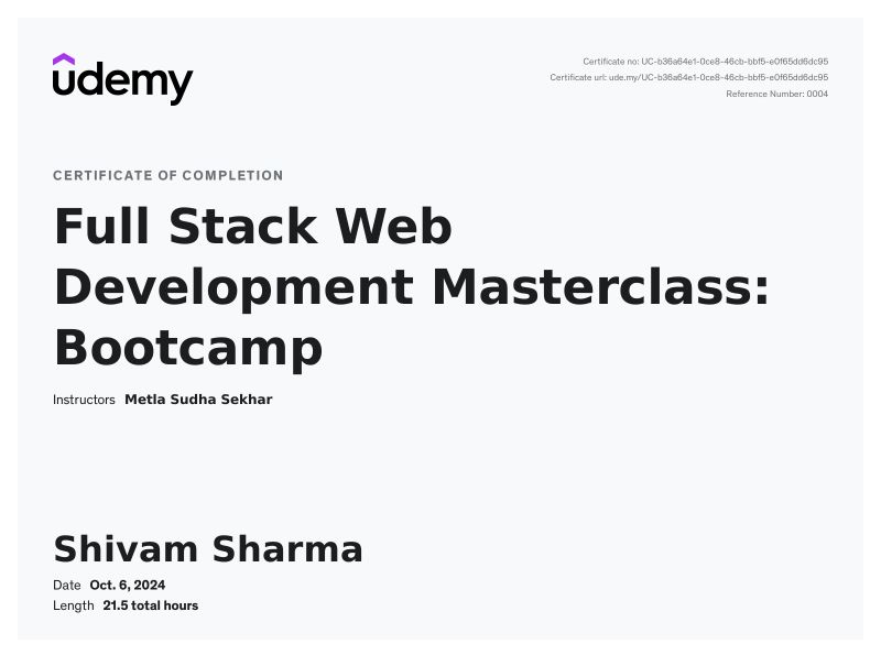 SHIVAM SHARMA on LinkedIn: Just wrapped up an incredible journey of ... SHIVAM SHARMA on LinkedIn: Just wrapped up an incredible journey of ...
