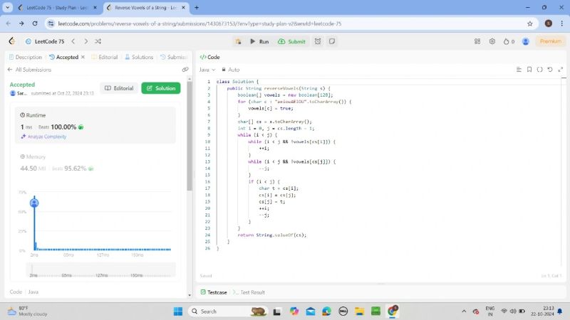 Sarulatha Ganesan on LinkedIn: #day5 #learning #leetcode #java Sarulatha Ganesan on LinkedIn: #day5 #learning #leetcode #java