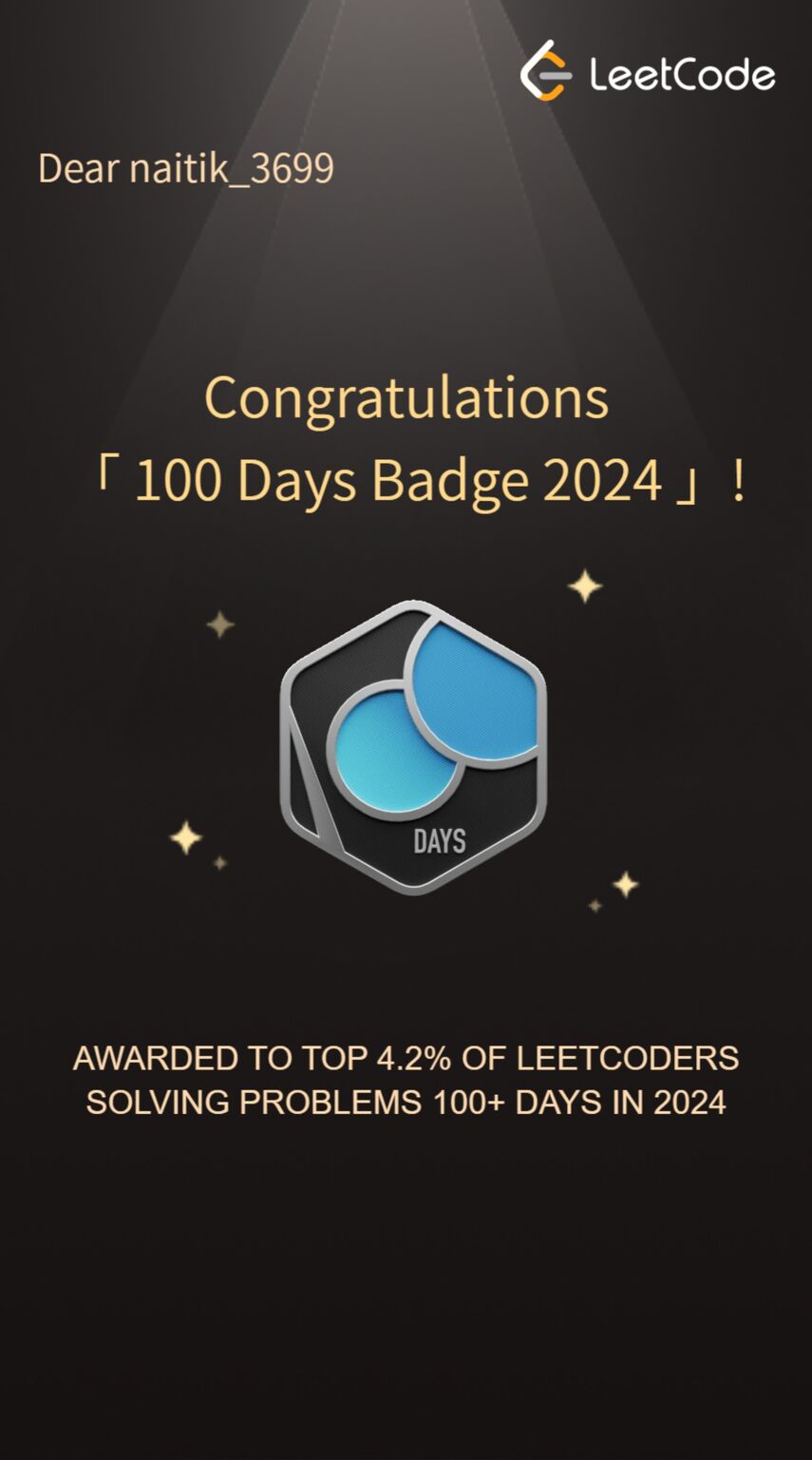 Naitik Modi on LinkedIn: #leetcode #100daysofcode #coding #algorithms # ... Naitik Modi on LinkedIn: #leetcode #100daysofcode #coding #algorithms # ...