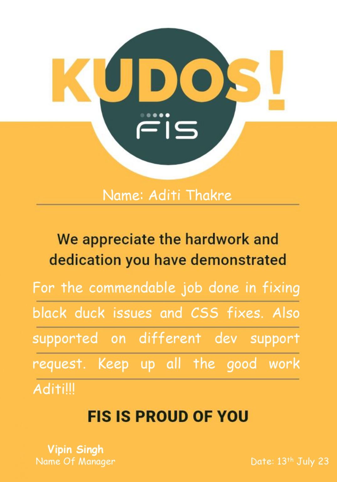 Aditi Girish Thakre on LinkedIn: #newbeginnings #grateful #awards # ... Aditi Girish Thakre on LinkedIn: #newbeginnings #grateful #awards # ...