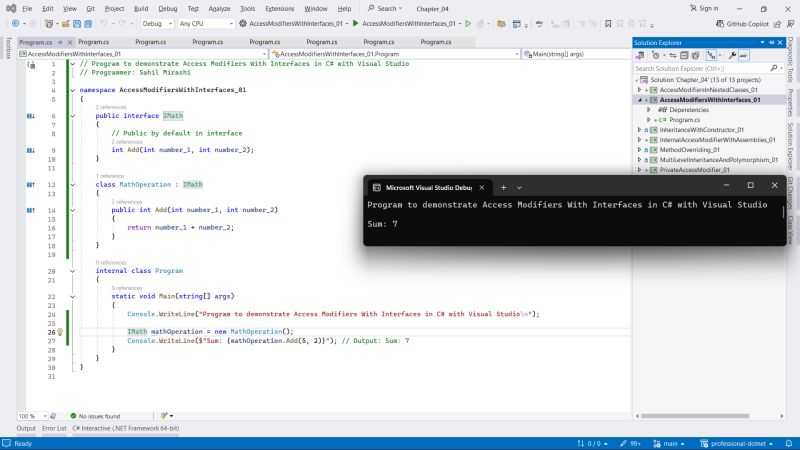 Sahil Mirashi on LinkedIn: #programming #coding #visualstudio #dotnet # ... Sahil Mirashi on LinkedIn: #programming #coding #visualstudio #dotnet # ...