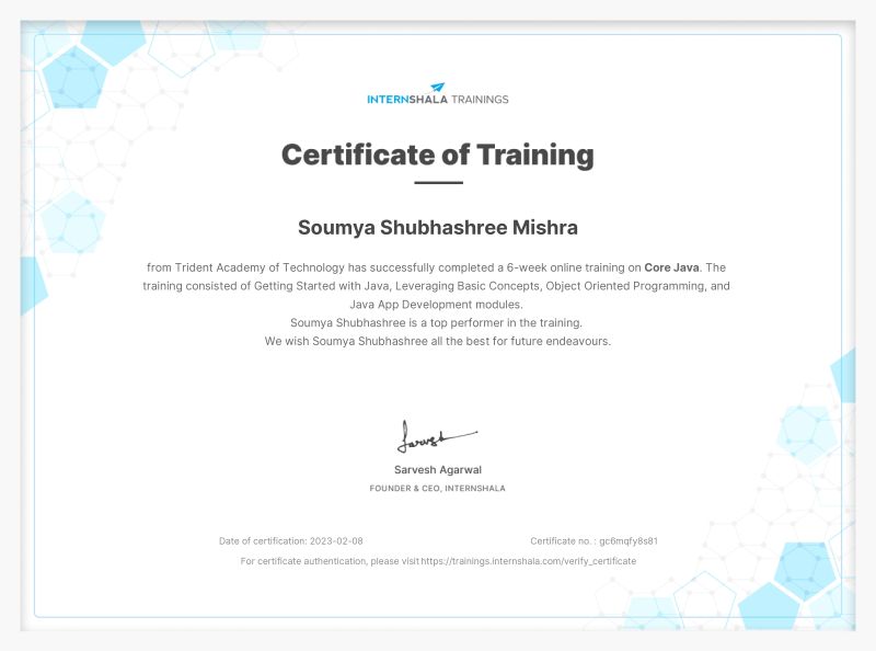 Soumya Shubhashree Mishra on LinkedIn: Soumya Shubhashree Mishra on LinkedIn: