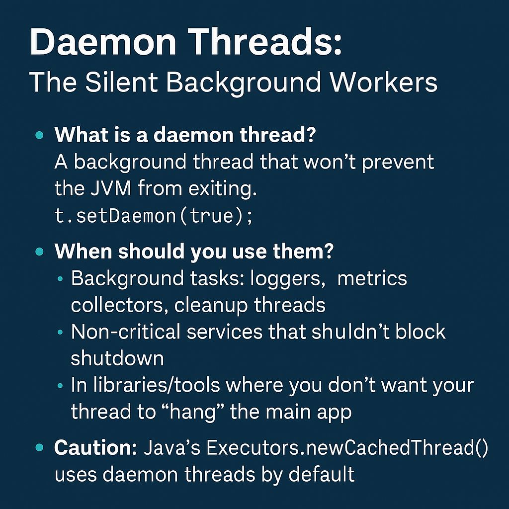 #java #multithreading #daemonthread #javatips #jvm #performance # ... #java #multithreading #daemonthread #javatips #jvm #performance # ...