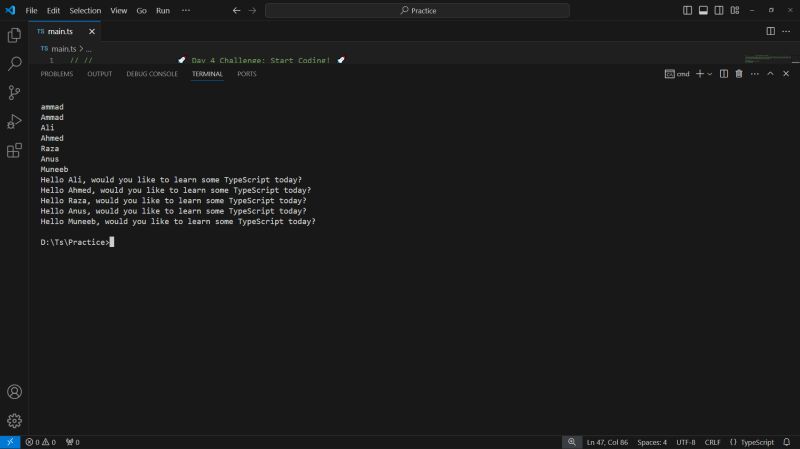 Ammad Ali on LinkedIn: #typescript #javascript #programmingjourney Ammad Ali on LinkedIn: #typescript #javascript #programmingjourney