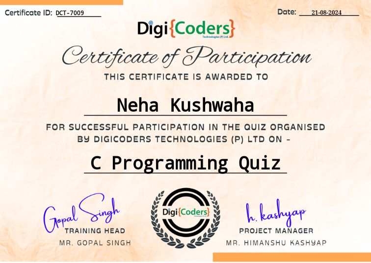 Neha Kushwaha on LinkedIn: #c Neha Kushwaha on LinkedIn: #c