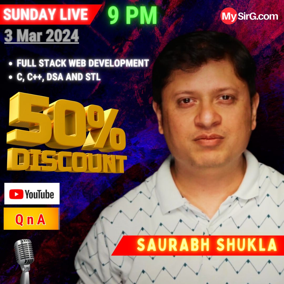 MySirG Sunday LIVE Watch LIVE at 9 PM: https://lnkd.in/dCAfDaYs see ... MySirG Sunday LIVE Watch LIVE at 9 PM: https://lnkd.in/dCAfDaYs see ...