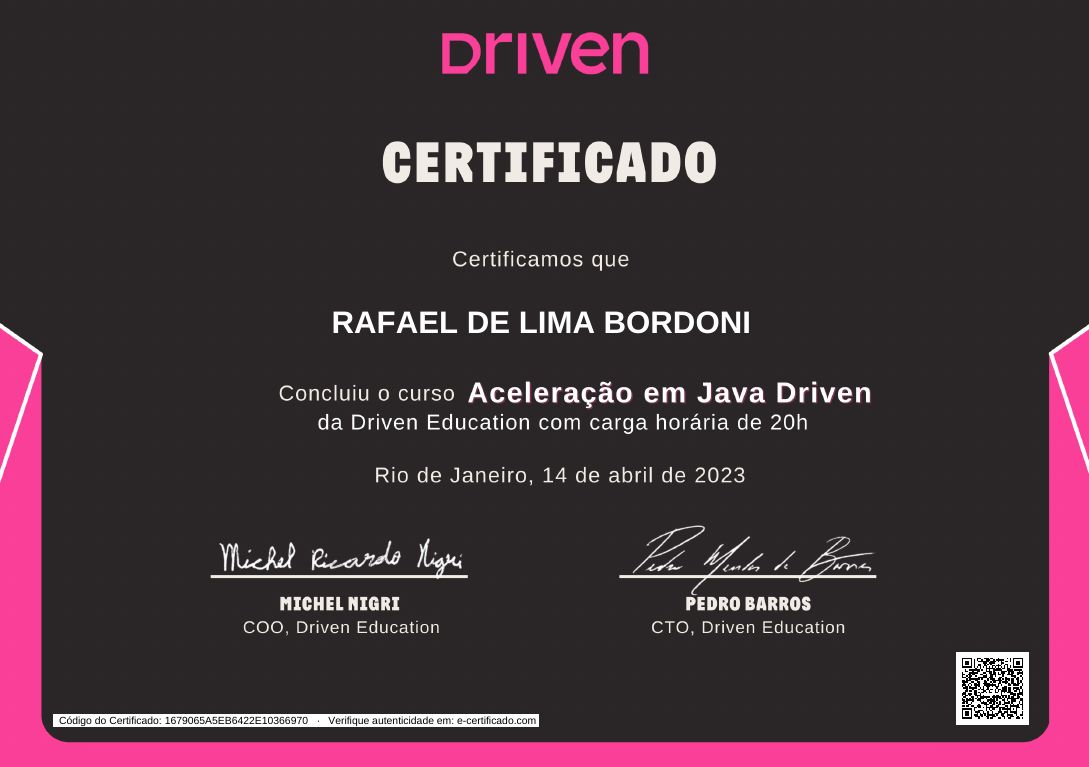 Rafael de Lima Bordoni no LinkedIn: #java #springboot #dev Rafael de Lima Bordoni no LinkedIn: #java #springboot #dev