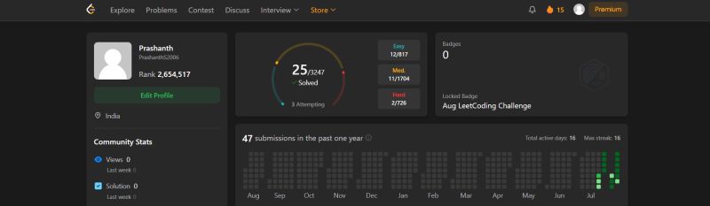 PRASHANTH S on LinkedIn: #leetcode #coding #programming #algorithms # ... PRASHANTH S on LinkedIn: #leetcode #coding #programming #algorithms # ...