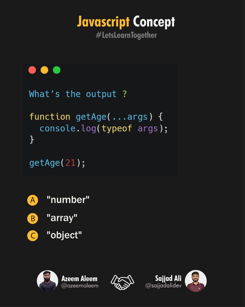 Azeem Aleem on LinkedIn: #javascript #javascriptdeveloper #react # ... Azeem Aleem on LinkedIn: #javascript #javascriptdeveloper #react # ...