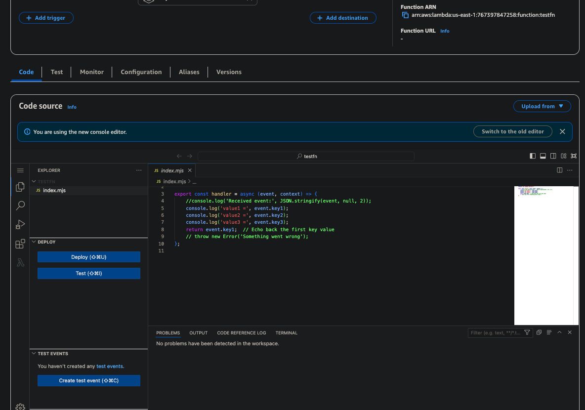 Daniel Amanyi on LinkedIn: The new AWS Lambda Editor's VSCode-like feel ... Daniel Amanyi on LinkedIn: The new AWS Lambda Editor's VSCode-like feel ...