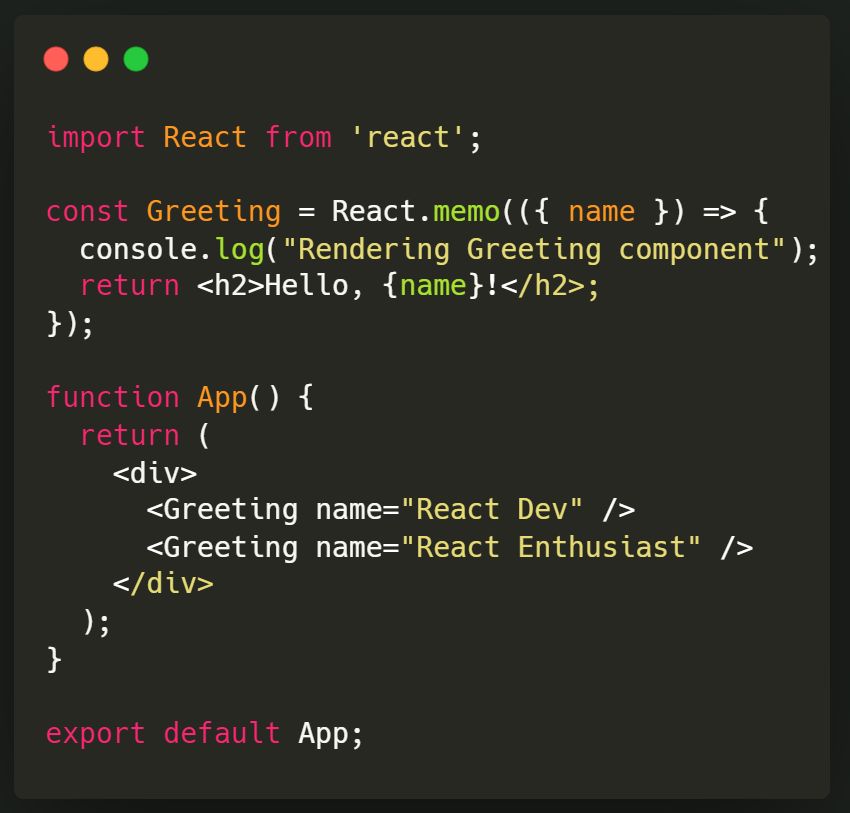 Rajat Sharma on LinkedIn: #reactmemo #performance #reactjs #javascript ... Rajat Sharma on LinkedIn: #reactmemo #performance #reactjs #javascript ...