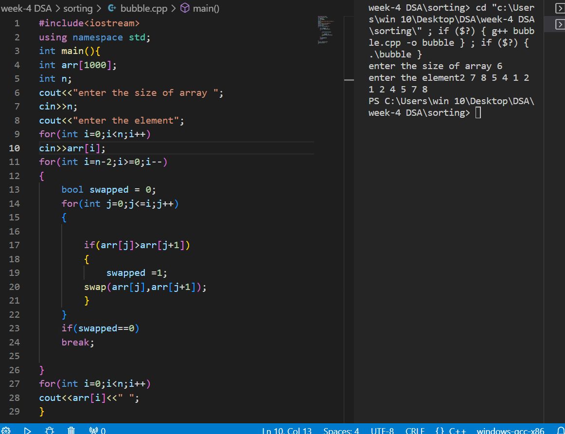 Learned about Bubble Sort | Durgaprasad Parmar posted on the topic ... Learned about Bubble Sort | Durgaprasad Parmar posted on the topic ...