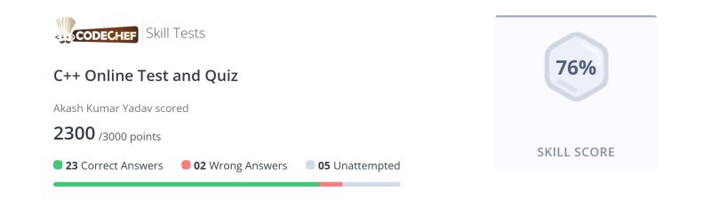 Akash kumar Yadav on LinkedIn: #programming #cpp #codechef # ... Akash kumar Yadav on LinkedIn: #programming #cpp #codechef # ...