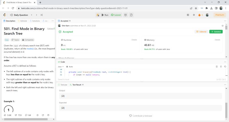 Day 32 of LeetCode challenge | Shiv Karn posted on the topic | LinkedIn Day 32 of LeetCode challenge | Shiv Karn posted on the topic | LinkedIn