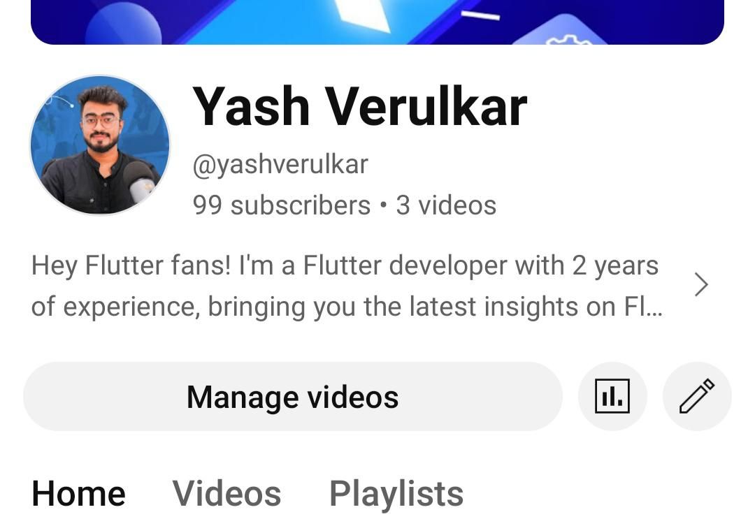 Yash Verulkar on LinkedIn: #youtube #flutter #flutterdeveloper # ... Yash Verulkar on LinkedIn: #youtube #flutter #flutterdeveloper # ...