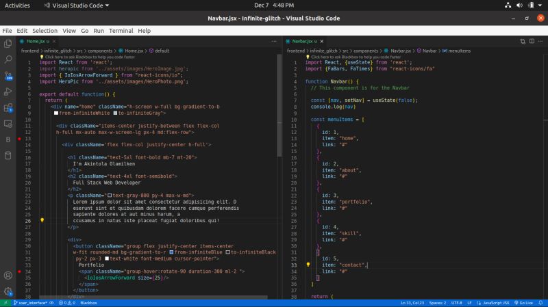 Akintola Olamilekan on LinkedIn: React JS and Tailwind CSS have been ... Akintola Olamilekan on LinkedIn: React JS and Tailwind CSS have been ...