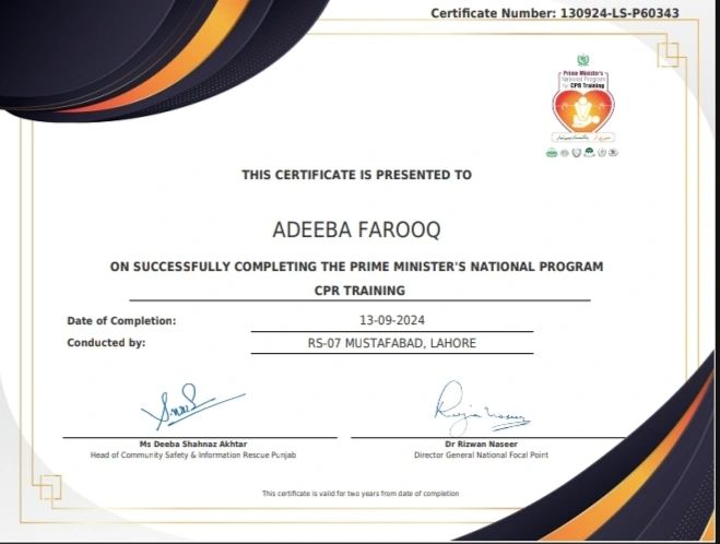 Adeeba Farooq on LinkedIn: Another certificate Adeeba Farooq on LinkedIn: Another certificate