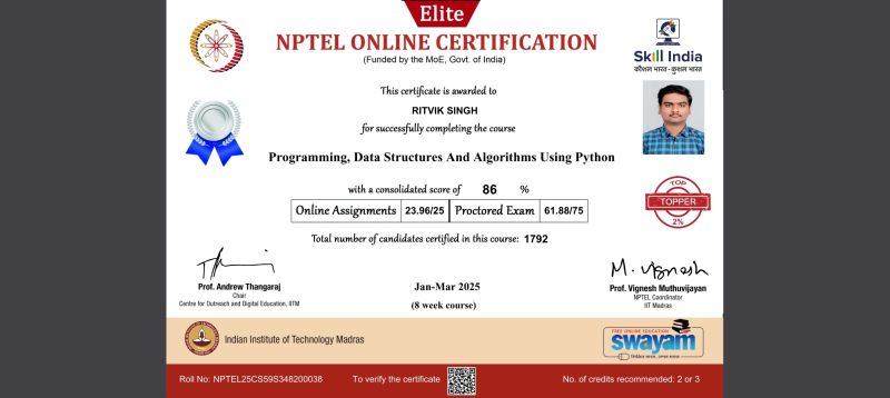 #nptel #programming #python #problem #achievement #software #continuous ... #nptel #programming #python #problem #achievement #software #continuous ...
