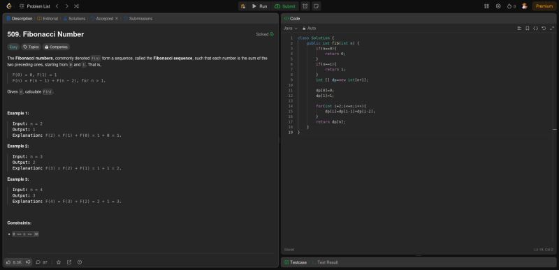 Sarthak kumar on LinkedIn: #leetcode #problemsolving #fibonacci # ... Sarthak kumar on LinkedIn: #leetcode #problemsolving #fibonacci # ...