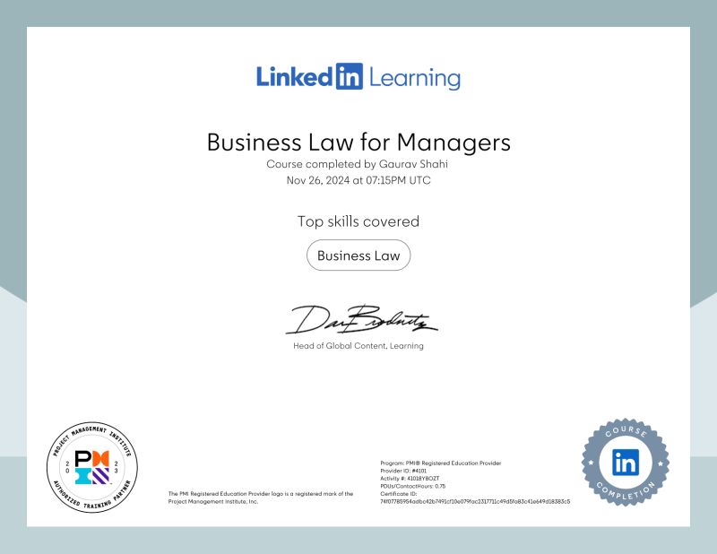 Gaurav Shahi on LinkedIn: Certificate of Completion Gaurav Shahi on LinkedIn: Certificate of Completion