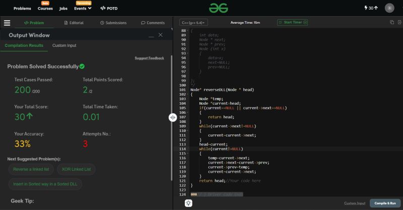 #100daysofcodechallenge #codechef #leetcode #geeksforgeeks… | Samriti Raj #100daysofcodechallenge #codechef #leetcode #geeksforgeeks… | Samriti Raj