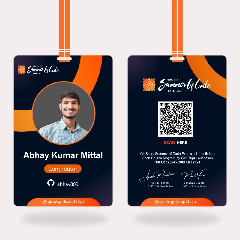 Abhay Kumar Mittal on LinkedIn: #gssoc #opensource #coding #collaboration Abhay Kumar Mittal on LinkedIn: #gssoc #opensource #coding #collaboration