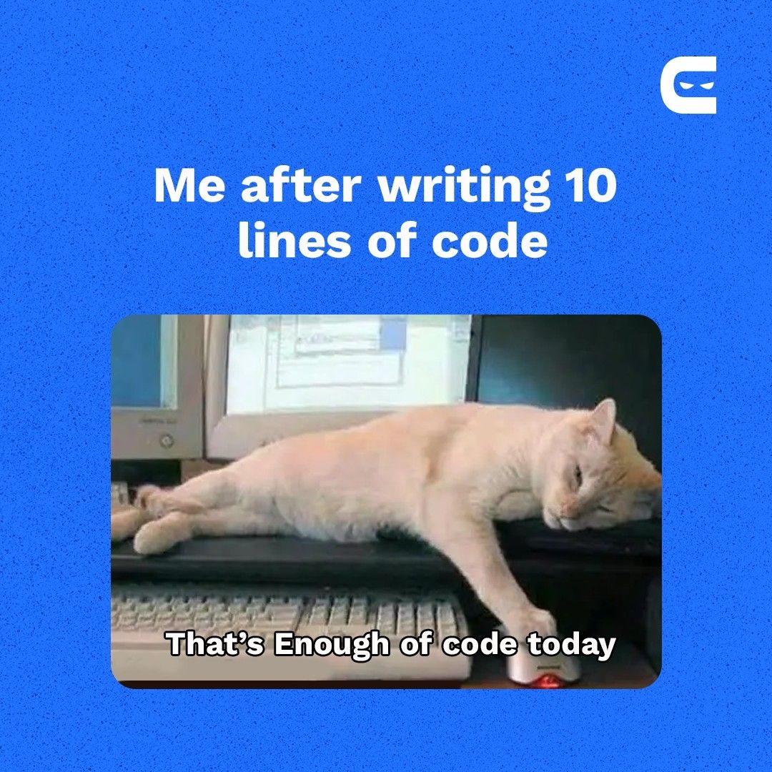 Coding Ninjas on LinkedIn: #codingninjas #codingmemes #memesdaily # ... Coding Ninjas on LinkedIn: #codingninjas #codingmemes #memesdaily # ...