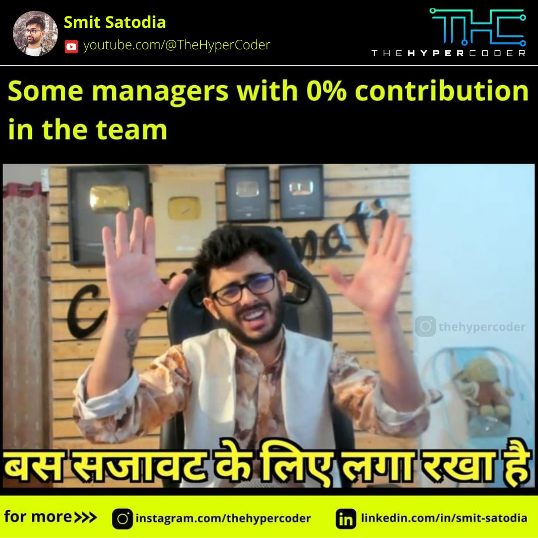 Smit Satodia (Android/ Flutter Developer) on LinkedIn: #corporatememe # ... Smit Satodia (Android/ Flutter Developer) on LinkedIn: #corporatememe # ...