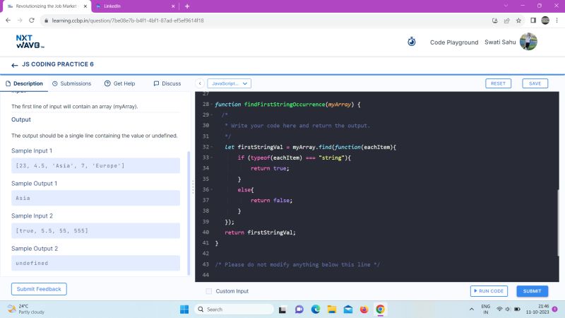 Swati Sahu on LinkedIn: #day02 #javascript #programming Swati Sahu on LinkedIn: #day02 #javascript #programming