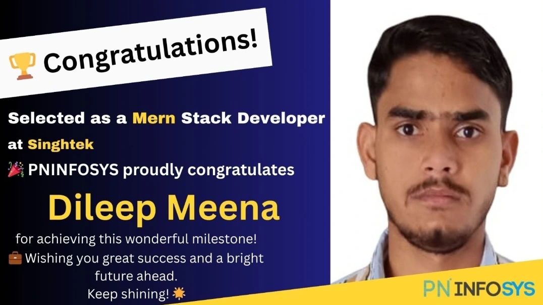 🌟 Congratulations, Dileep Meena 🌟 We are thrilled to announce that ... 🌟 Congratulations, Dileep Meena 🌟 We are thrilled to announce that ...