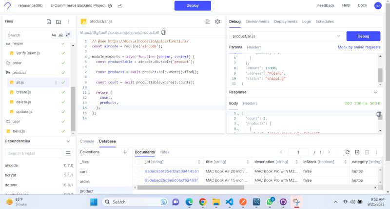 MUHAMMAD ABDUR REHMAN on LinkedIn: #nodejs #ecommerce #restapi #mongodb ... MUHAMMAD ABDUR REHMAN on LinkedIn: #nodejs #ecommerce #restapi #mongodb ...