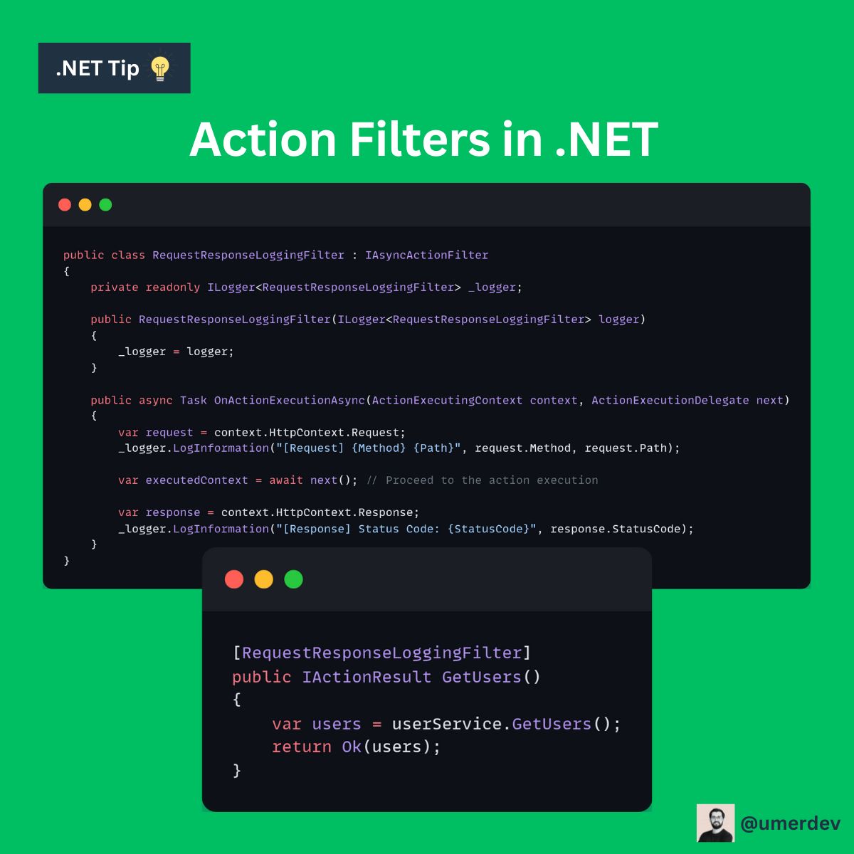 Umer Farooq on LinkedIn: #dotnet #aspnetcore #actionfilters #csharp # ... Umer Farooq on LinkedIn: #dotnet #aspnetcore #actionfilters #csharp # ...