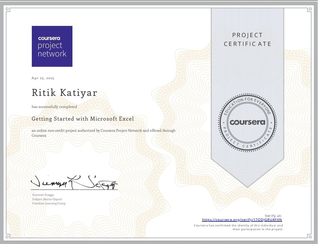 #microsoftexcel #coursera #lifelonglearning #excelskills #dataskil ... #microsoftexcel #coursera #lifelonglearning #excelskills #dataskil ...