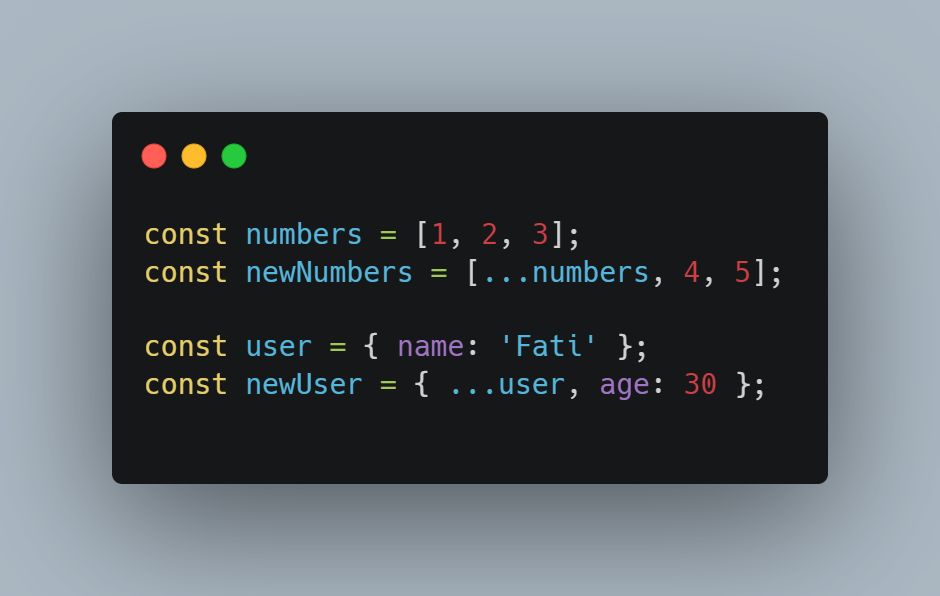 Fatima Azam on LinkedIn: #javascript #es6 #spreadoperator | 20 comments Fatima Azam on LinkedIn: #javascript #es6 #spreadoperator | 20 comments