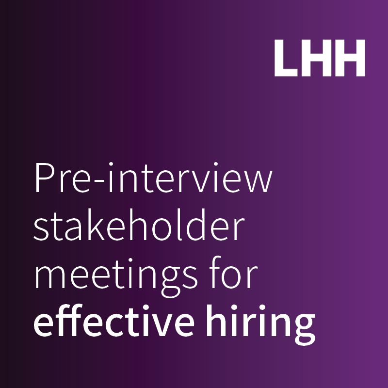 LHH on LinkedIn: Want to ace your next hire? Pre-interview meetings are ... LHH on LinkedIn: Want to ace your next hire? Pre-interview meetings are ...