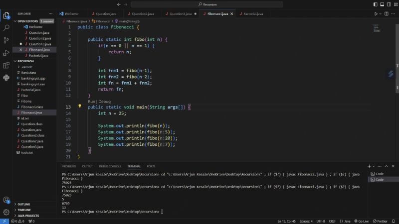 Kashinath Kesale on LinkedIn: #100daysofcode #recursion #problemsolving ... Kashinath Kesale on LinkedIn: #100daysofcode #recursion #problemsolving ...